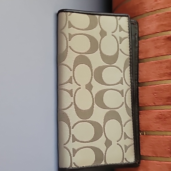 Coach | Bags | Coach Signature Checkbook | Poshmark